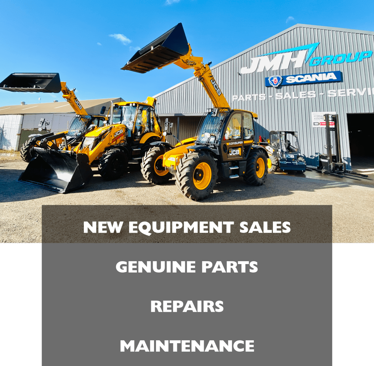 JCB machines sales and mechanical maintenance » JMH Group
